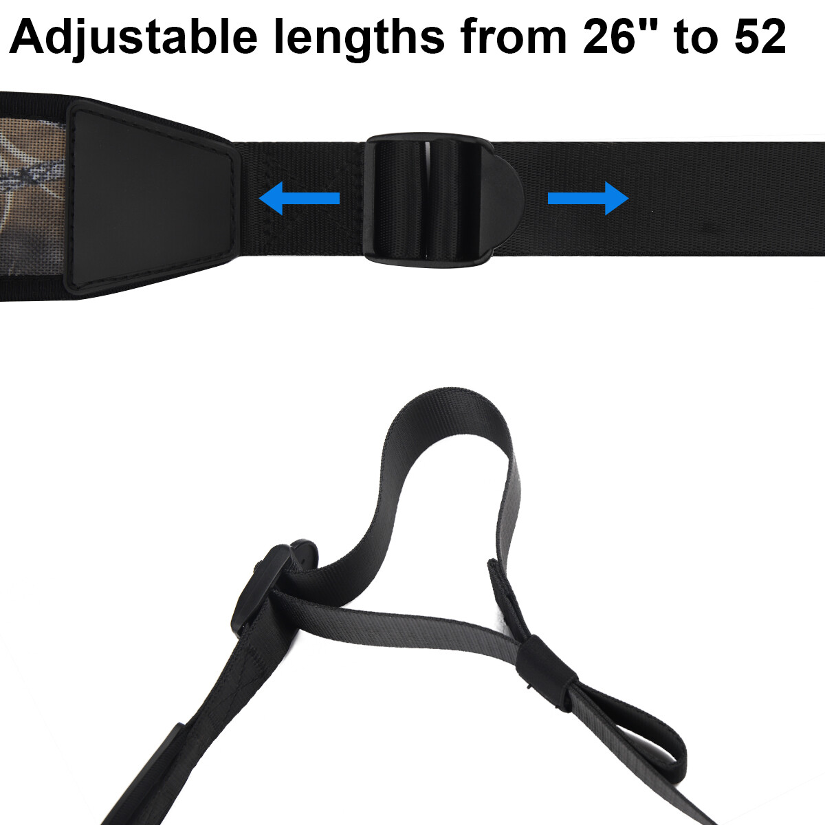 Camouflage Rifle Gun Sling With Swivels Hunting Shoulder Padded Strap ...