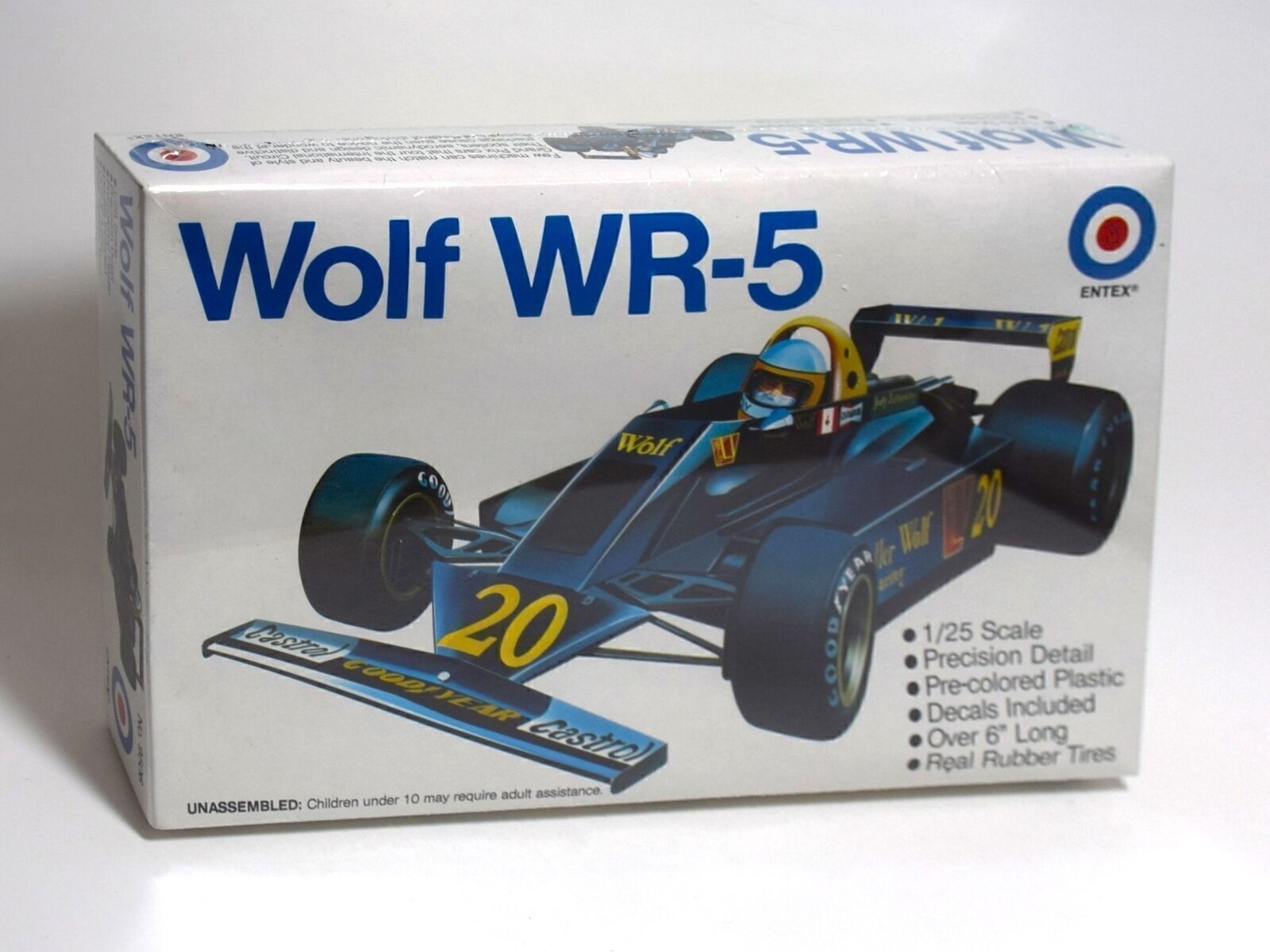 Entex 9506 1/25 Scale 1978 Wolf WR-5 Grand Prix Race Car Plastic Model ...