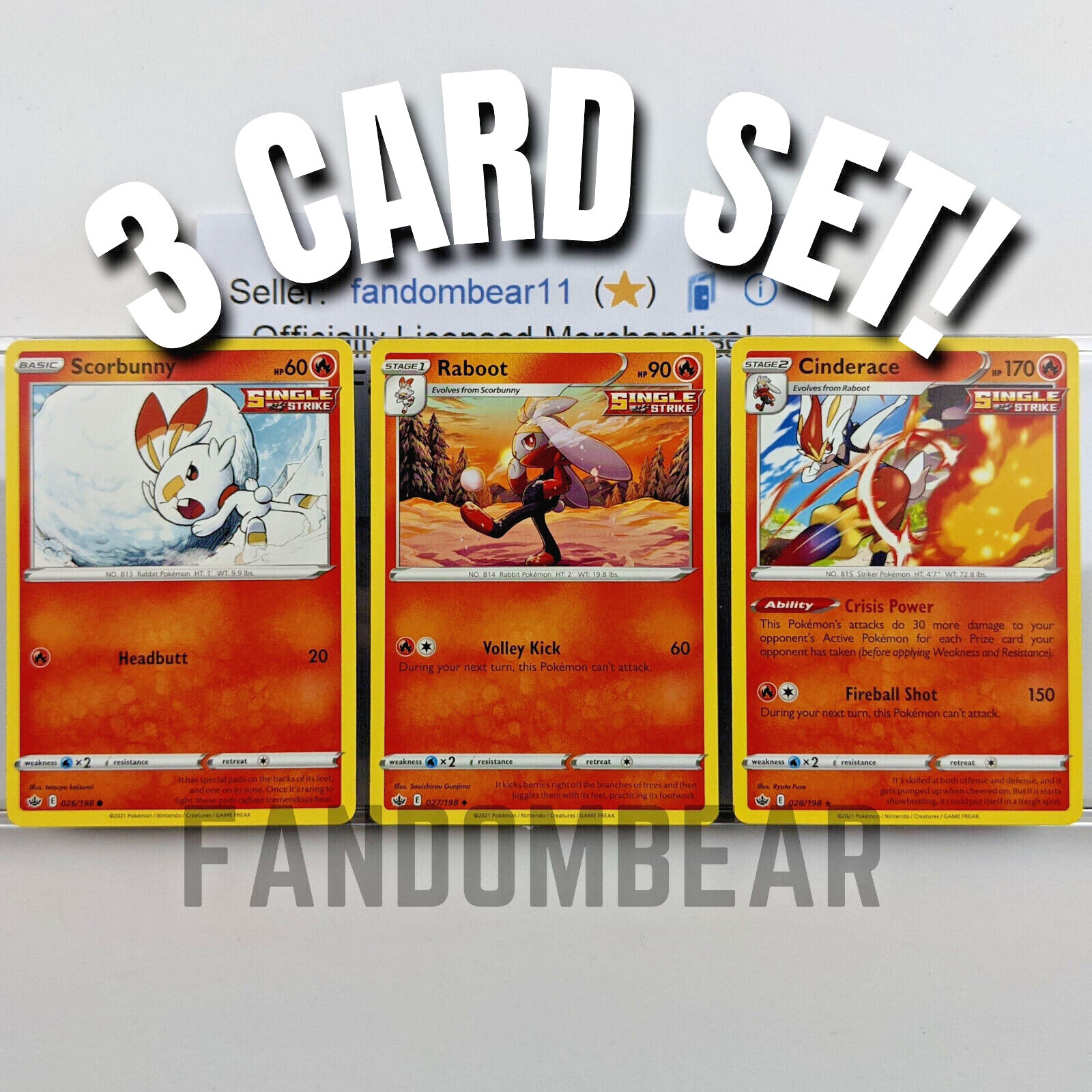 cinderace For Sale - MAVIN