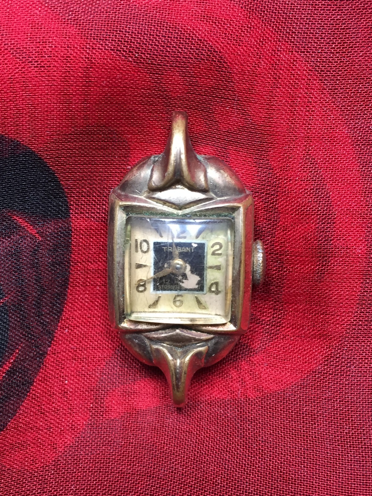 Old TRABANT-watch-mechanical hand-winding movement-WORKING ...