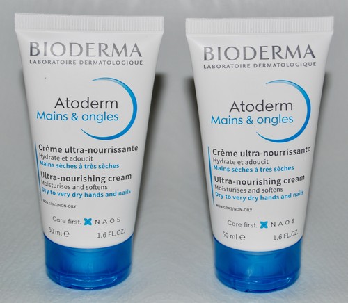 New From France Bioderma Atoderm Hand + Nail Cream 2pc Set 1.69 fl oz ...
