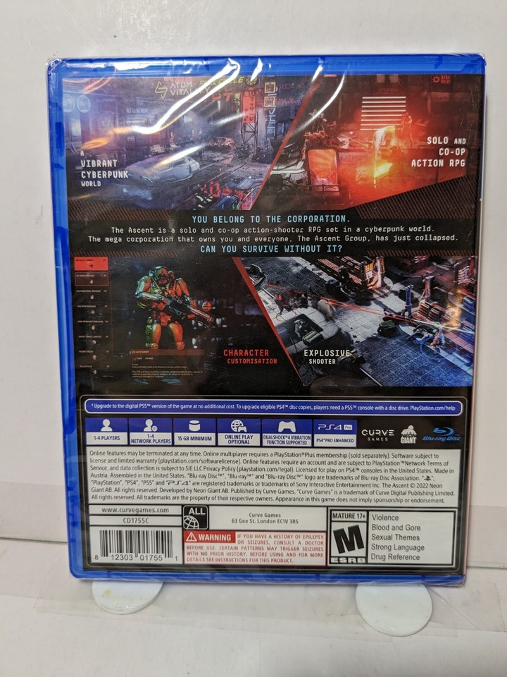 💥 The Ascent (Sony PlayStation 4, 2022) PS4 Factory Sealed Fast ...