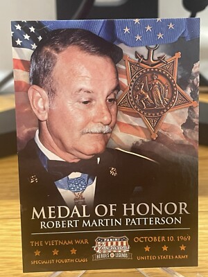 2012 Panini Americana Heroes & Legends Medal of Honor Robert Martin ...