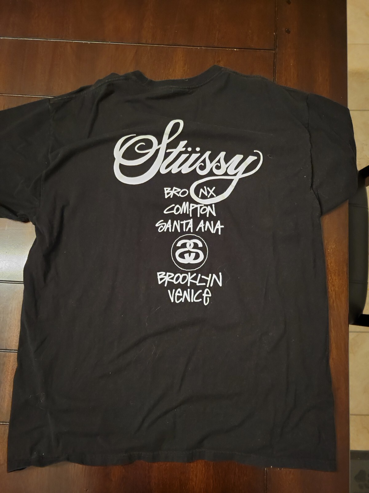STUSSY T-Shirt XL J Dilla Hip hop Rap Parcyde Jee Dee Stone Thows Udr ...