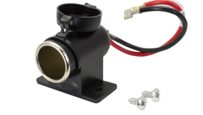 Ever Start 12-Volt Power Outlet with Plastic Cover Car RV Truck Easy to ...