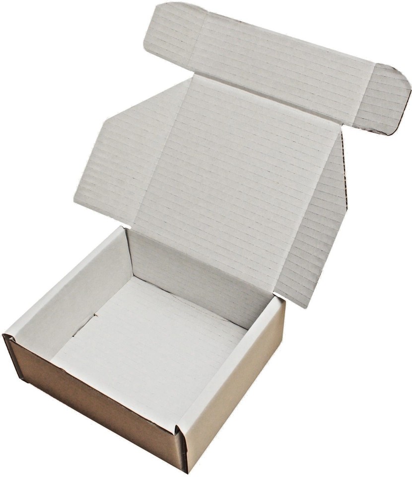 WHITE OR BROWN SHIPPING CARDBOARD BOXES POSTAL MAILING GIFT PACKET ...