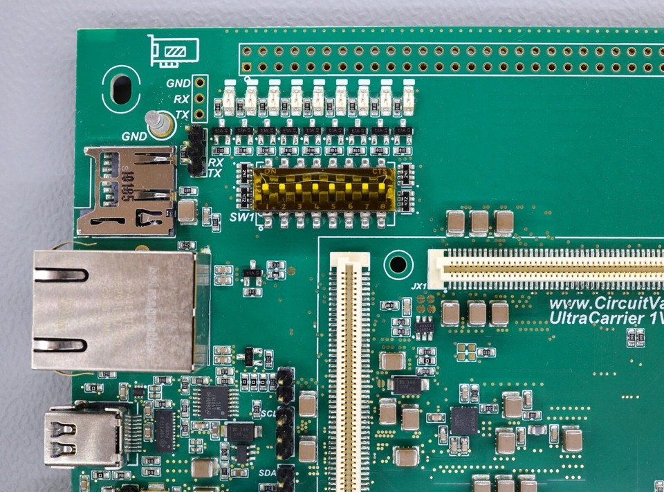 Xilinx AMD Zynq Ultrascale+ Avnet Ultrazed FPGA PCIe Base Board ...