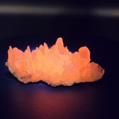 Fluorescent Mangano Calcite Dogtooth Crystal Specimen UV Reactive ...