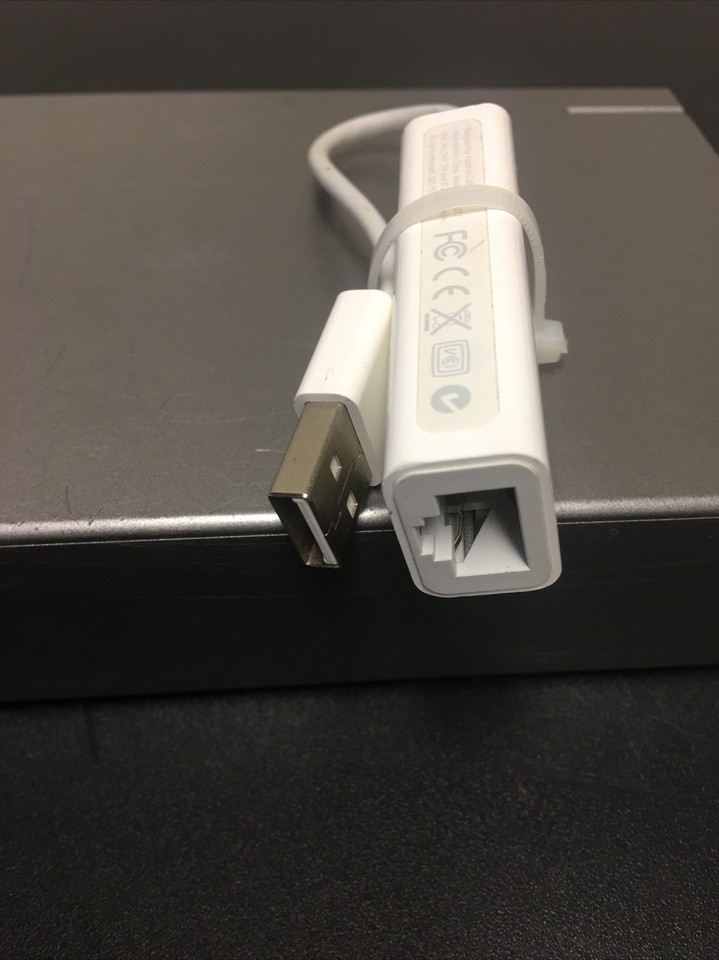 Genuine Apple USB 2.0 Ethernet RJ45 Adapter A1277 EMC No: 2147 -Free ...