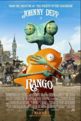 RANGO MOVIE POSTER 27x40, ORIGINAL, Double SIDED, Rolled, Good ...