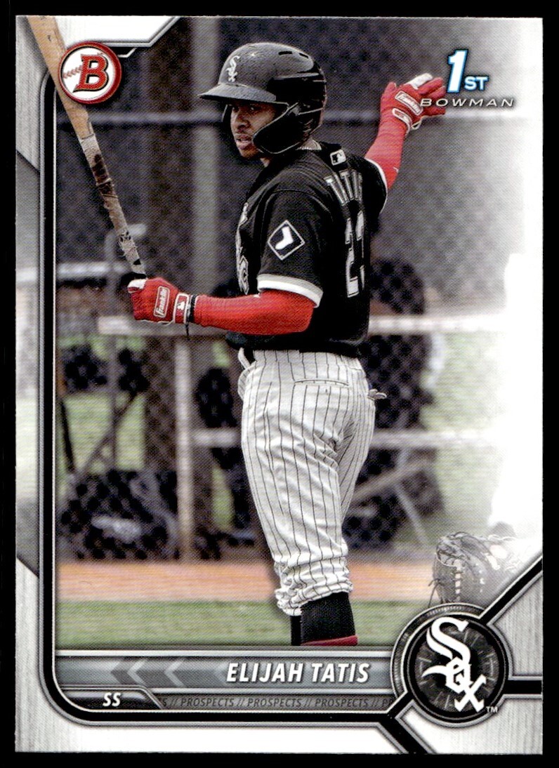 2022 Bowman Prospects Elijah Tatis Chicago White Sox #BP-23 | eBay
