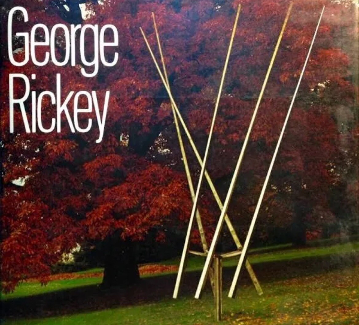 George Rickey Artist Signed Sculpture Art Book Nan Rosenthal Harry ...
