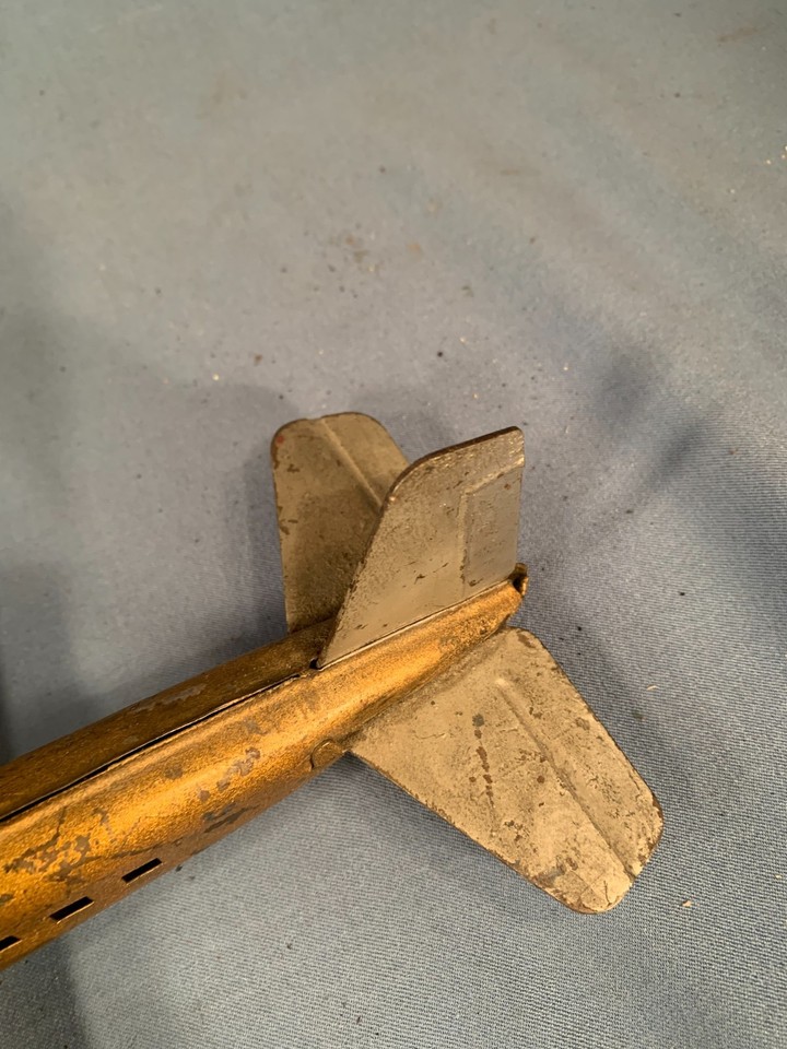 Wyandotte? 4 Prop Pressed Steel War airplane 1940's in fair cond. | eBay
