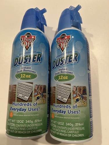 Dust-Off Dust Off Disposable Instant Dust Remover 12oz. Lot of 2 Model ...