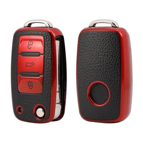 Key Case Cover For VW Golf Jetta POLO Skoda Yeti Superb Rapid Octavia ...