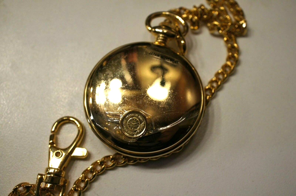 Franklin Mint Fish & Wildlife Deer Pocket Watch with Case & Chain | eBay