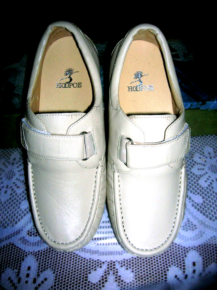 " HOOPOE"NEW WOMEN GENUINE LEATHER UPPER SHOES 6 W ( 2 E ) size Gray | eBay