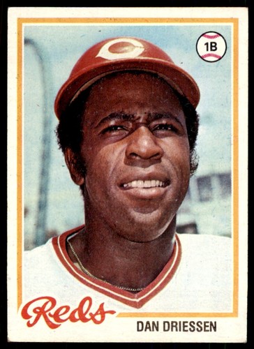1978 TOPPS DAN DRIESSEN CINCINNATI REDS #246 (104) | eBay