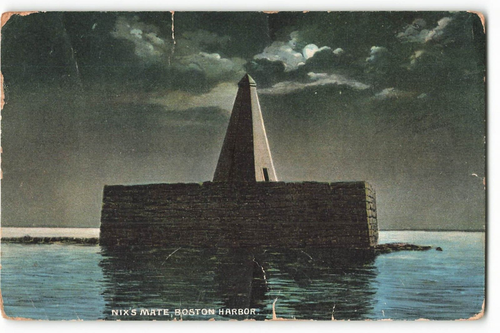 Postcard 1910 Nix's Mate, Boston Harbor VTG ME8. | eBay