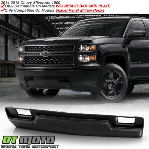 2014-2015 Chevy Silverado 1500 Front Bumpr Filler Panel Face Bar Trim ...