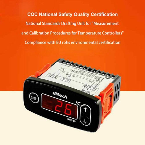 1PC Cooling Defrost Alarm Output Sensor Temperature Controller STC-001 ...