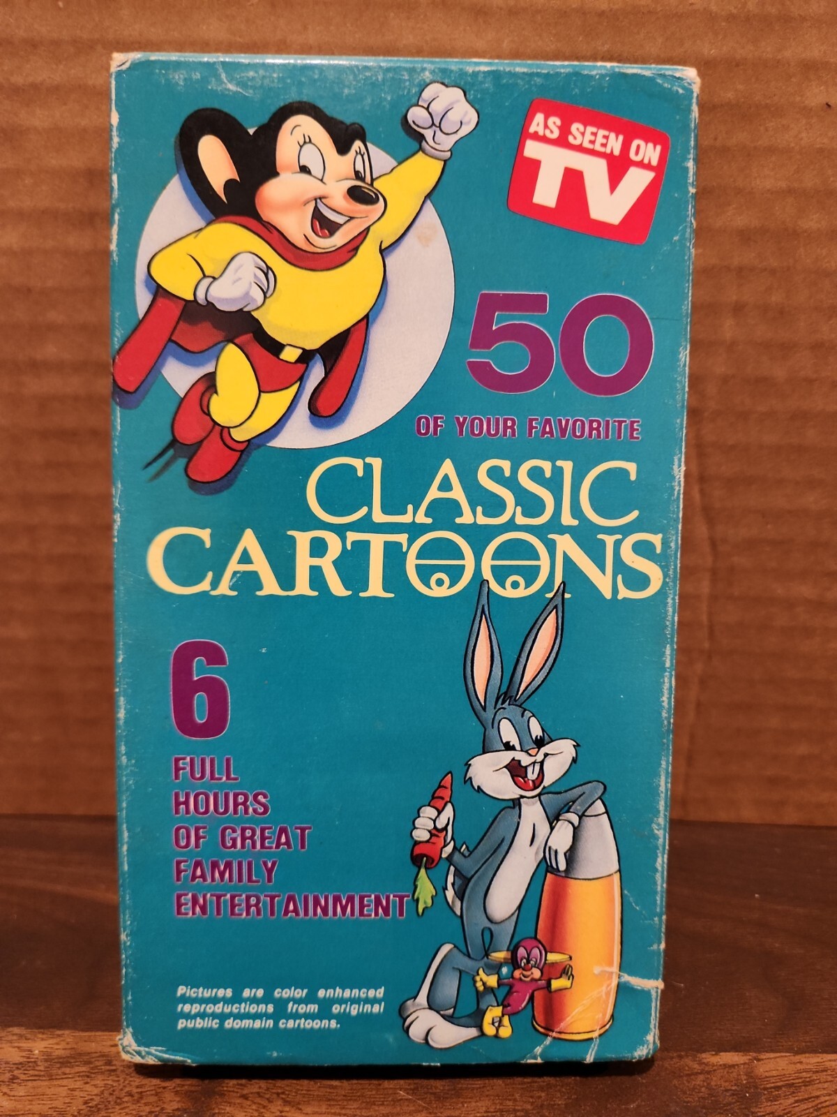 50 Classic Cartoons (VHS, 1990) 6 Hours Bugs Bunny + Many More | eBay