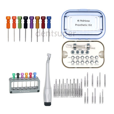 Dental Universal Prosthetic Restoration Hand Driver Tool Kit Handle ...