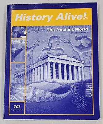 HISTORY ALIVE! THE ANCIENT WORLD LESSON GUIDE 1 (HISTORY By Tci | eBay