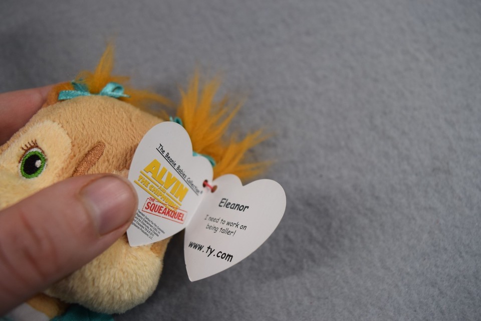 Ty Beanie Baby Eleanor Chipette Alvin and the Chipmunks 6" Plush Toy | eBay