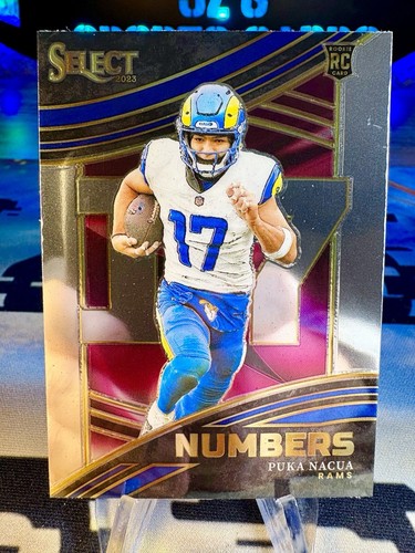 2023 Puka Nacua Panini Select Numbers Rookie Card #NMB-PNA Los Angeles ...