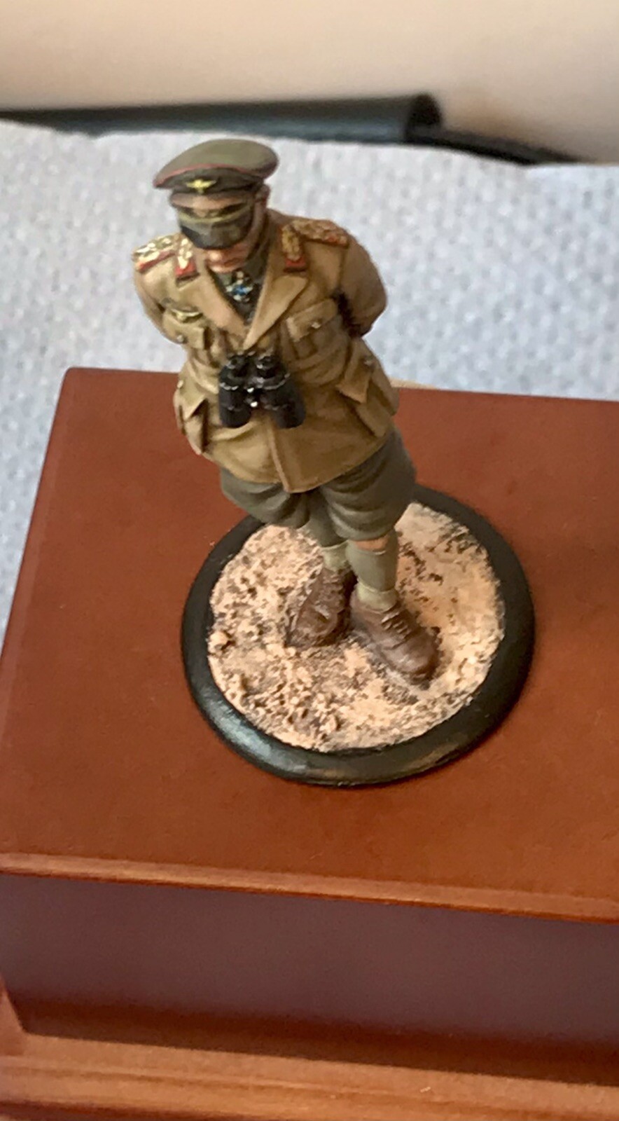 54mm Andrea Figure Feldmarschall Rommel Build and painted !! | eBay UK