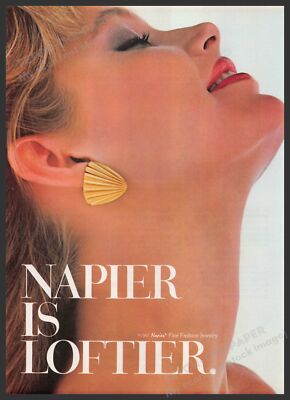 Napier is Loftier 1980s Print Advertisement 1982 Jewelry | eBay
