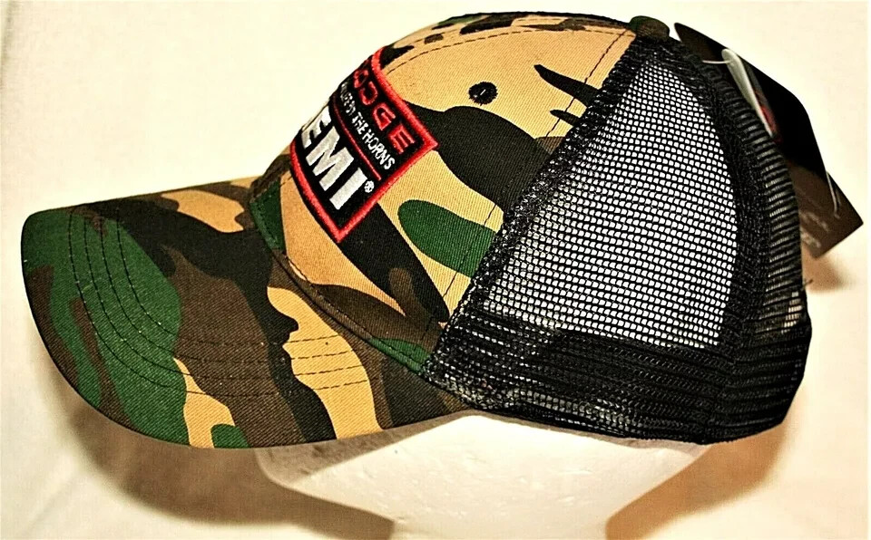 Ram Dodge Summer Mesh Back Hemi Army Camo Baseball Hat Cap Licensed ...