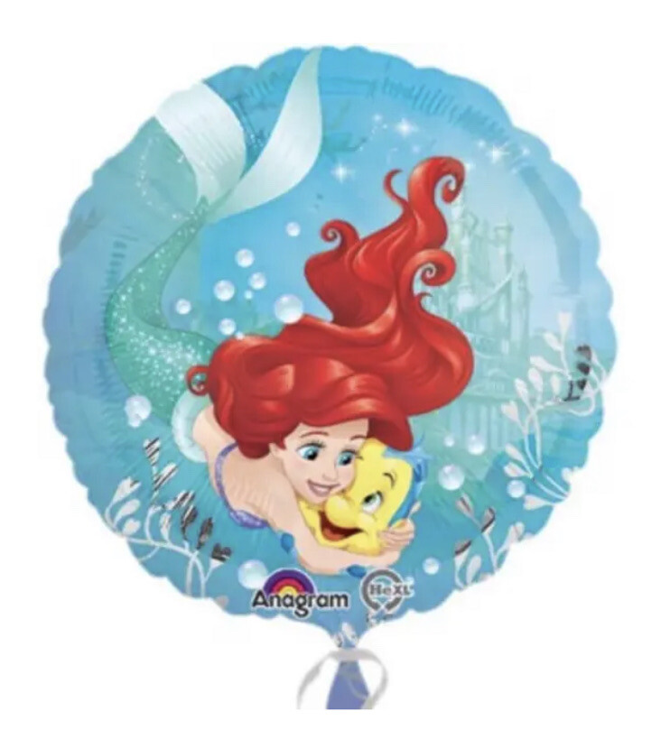 Disney Princess ARIEL BIG DREAM Foil Balloon 43CM (17") ANAGRAM ~ FREE ...