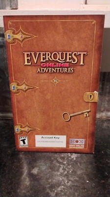 EVERQUEST Online Adventures PS2 PlayStation 2 SOE Game 2003 Instruction ...