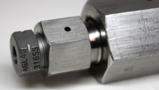 (1) Autoclave Engineers # 3010-1678 Check Valve, 316 SS, MAWP 60,000 ...