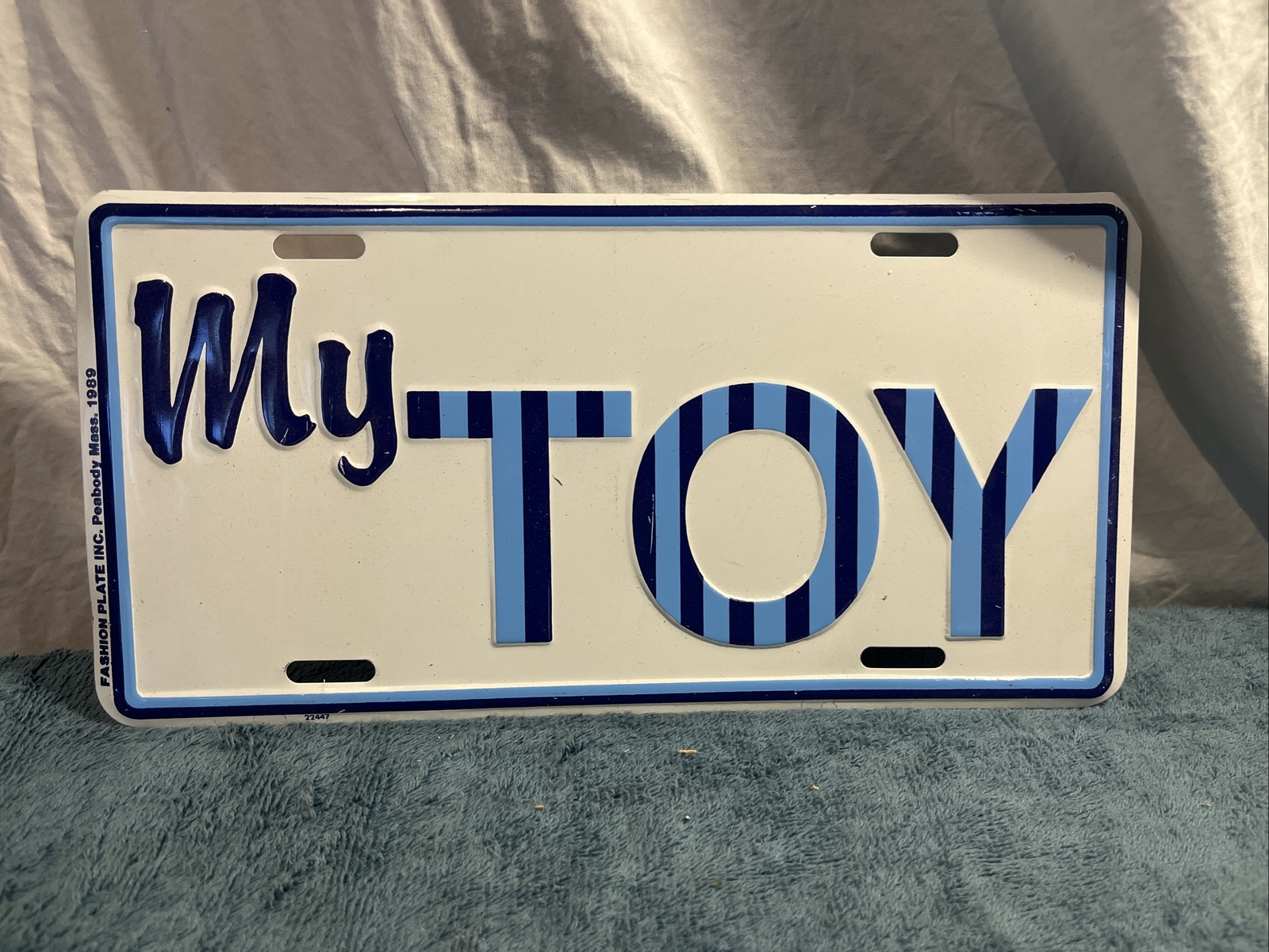 1989 MY TOY License Plate | eBay