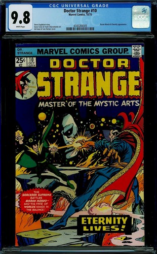 Doctor Strange #10 CGC 9.8 Marvel Comics 1975 White Pages | eBay