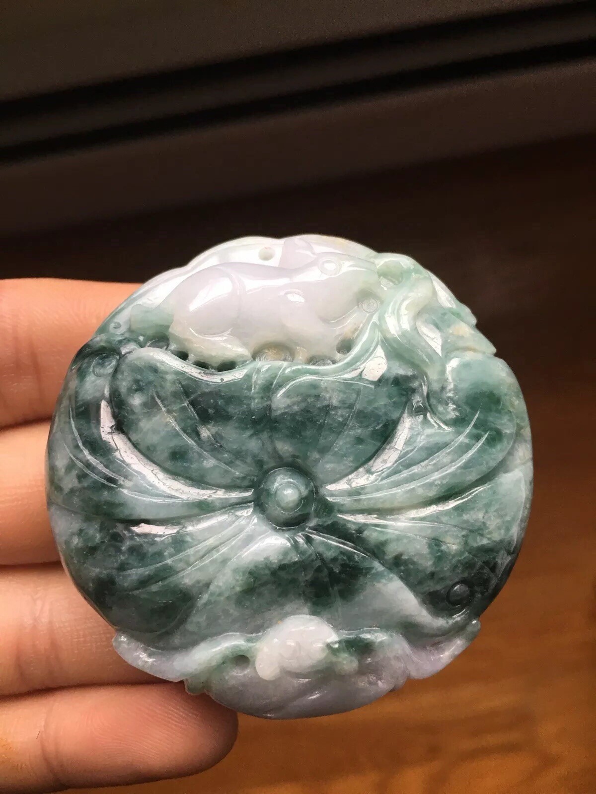 Certified Carved Translucent Mouse Jade Pendant Grade A+ 108 Grams | eBay