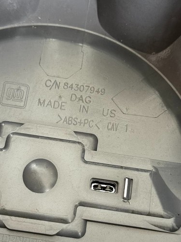 2020-2025 CHEVROLET SILVERDO HEAVY DUTY CENTER CAP SET OF 4 BLACK OEM ...