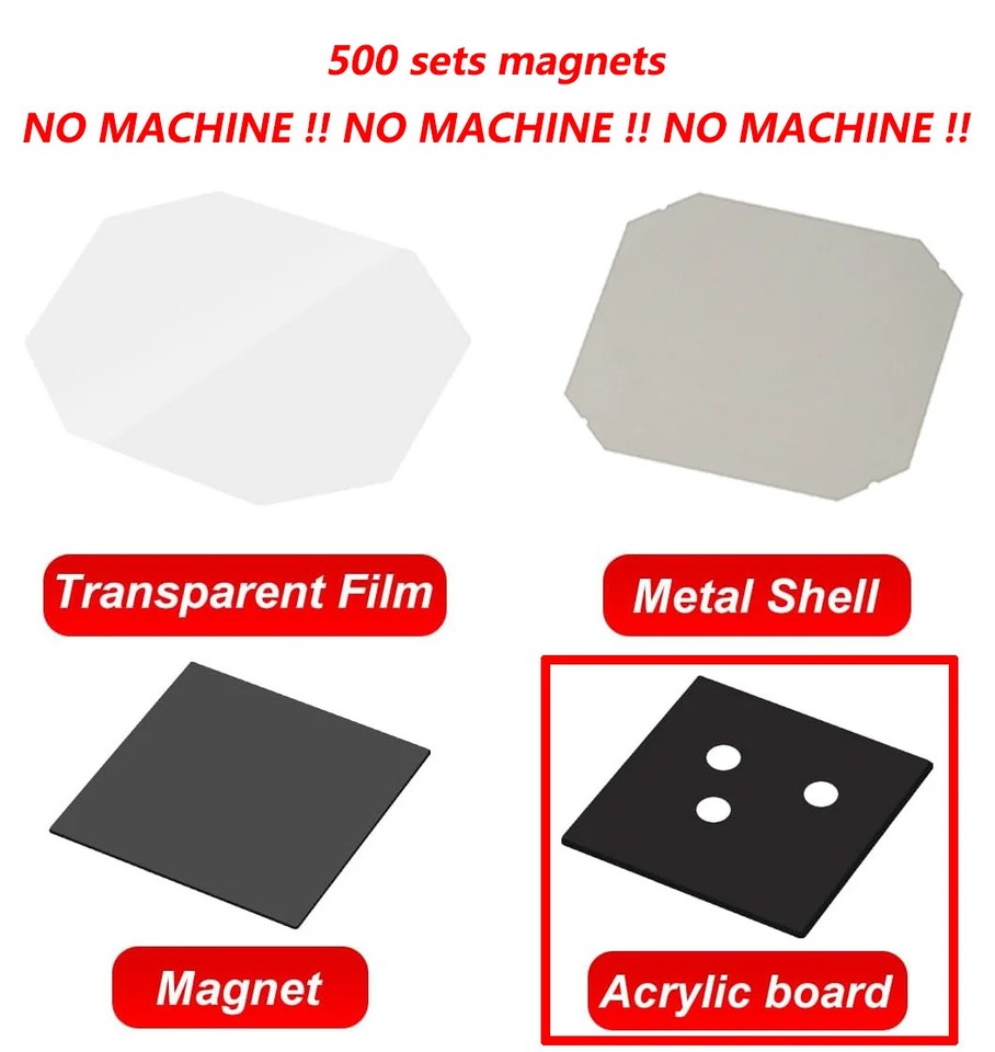 2.5X2.5" Fridge Magnet Maker Machine 63.5x63.5mm DIY Photo Magnet ...