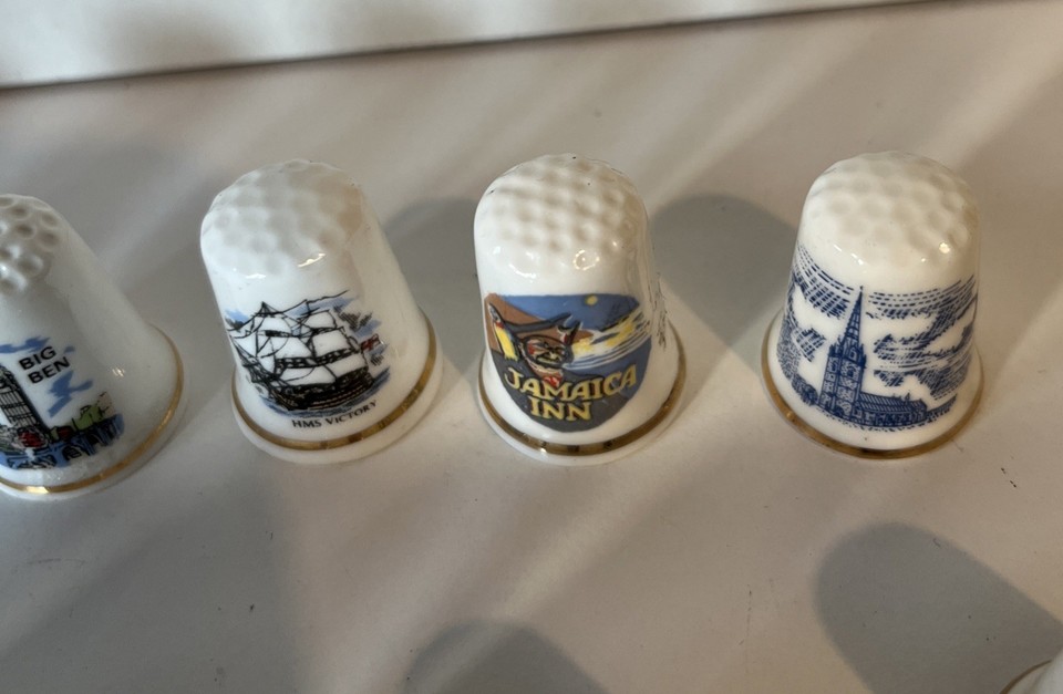 Thimbles Landmarks In The UK X 11 Big Ben Ironbridge Vgc | eBay UK