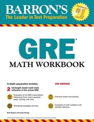 Barron's GRE Math Workbook, 4th Edition - Paperback - VERY GOOD ...