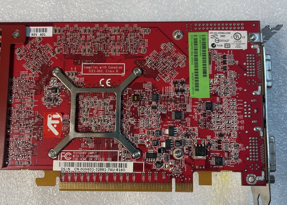 ATI FireGL ATI-102-A52006-21(B) Graphics card | eBay