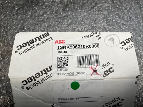 QTY. 9 1SNK906310R0000 ABB NEW In Box Terminal Block Jumper Bar ...