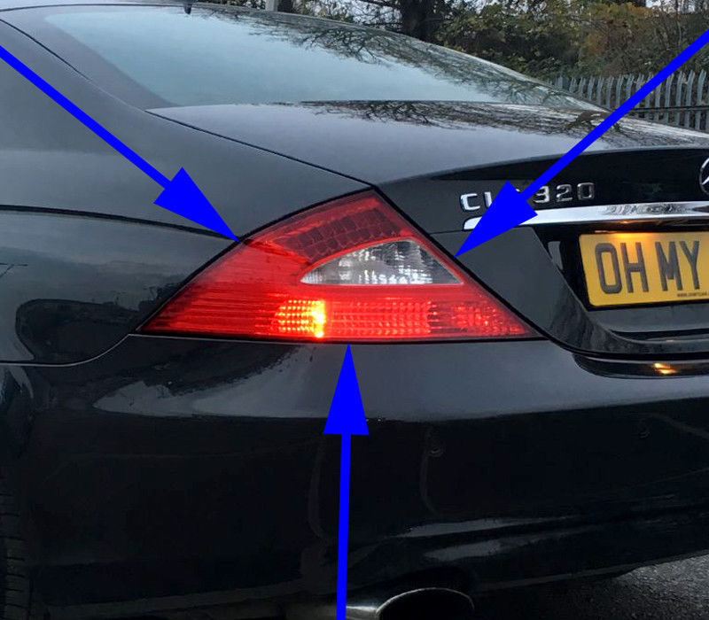2006-2008 Mercedes-Benz W219 CLS-Class CLS550 CLS55 Left Taillight ...