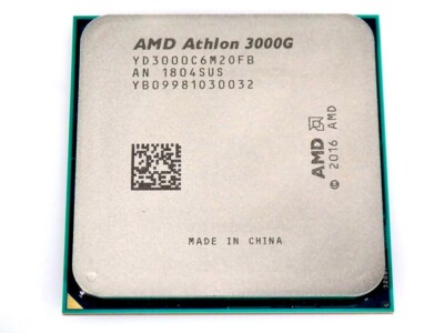 AMD Athlon 3000G (2C/4T) 3.5Ghz 35W TDP Socket AM4 TRAY CPU ...
