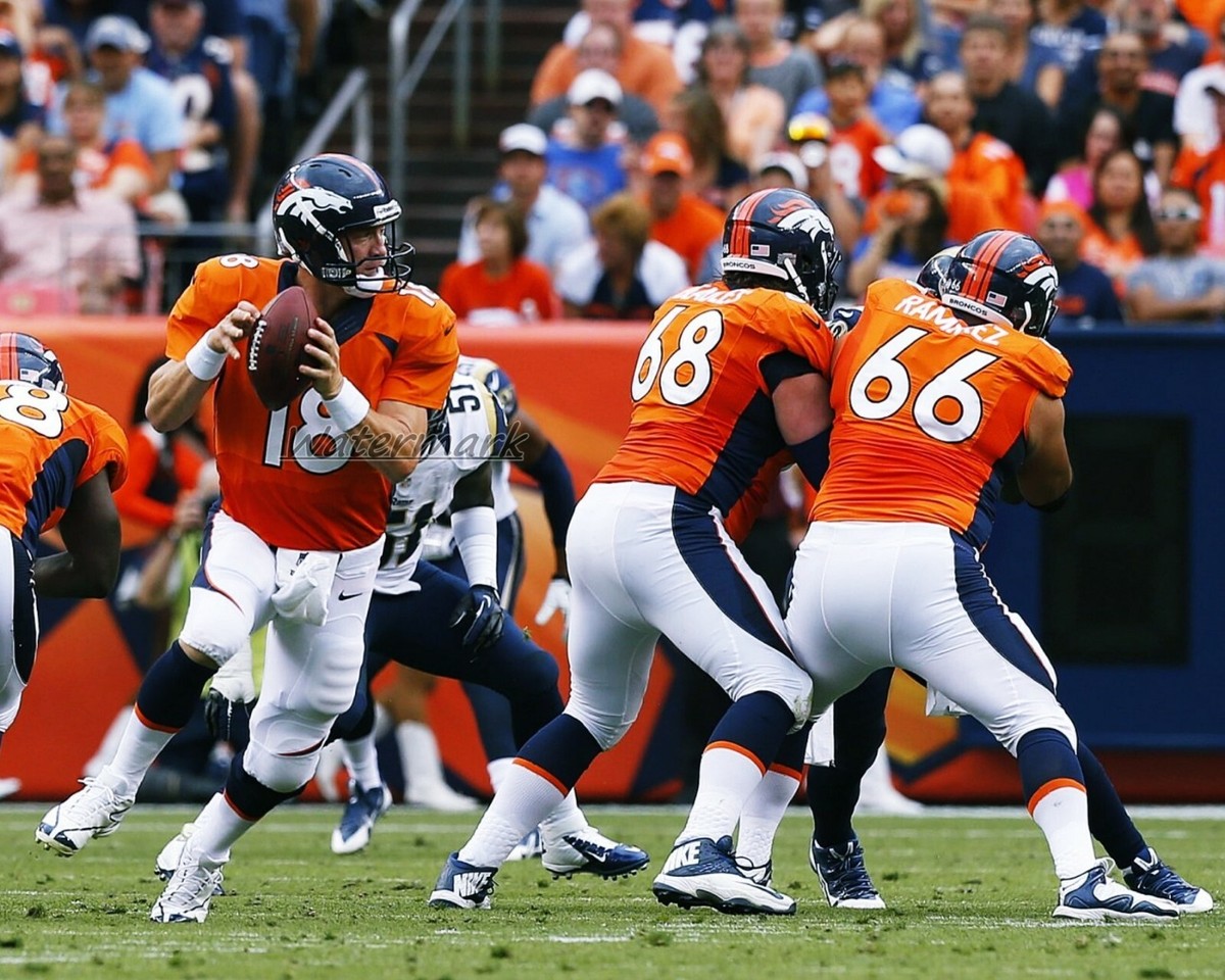 Peyton Manning Coloring Pages Broncos