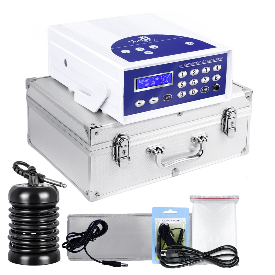 Ionic Foot Bath Ion Detox Machine AMD Cleanse FOOTBATH Spa with Basin ...