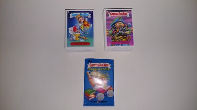 Topps GPK Garbage Pail Kids Book Worms 200 Set + 15 Gross Adaptations ...